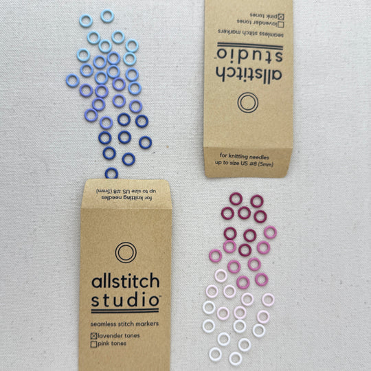 Stitch Markers - Small Rings - Blue Tone – Stitchin' Post