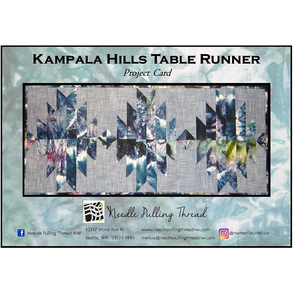 Kampala Hills Table Runner Project Card – Stitchin' Post