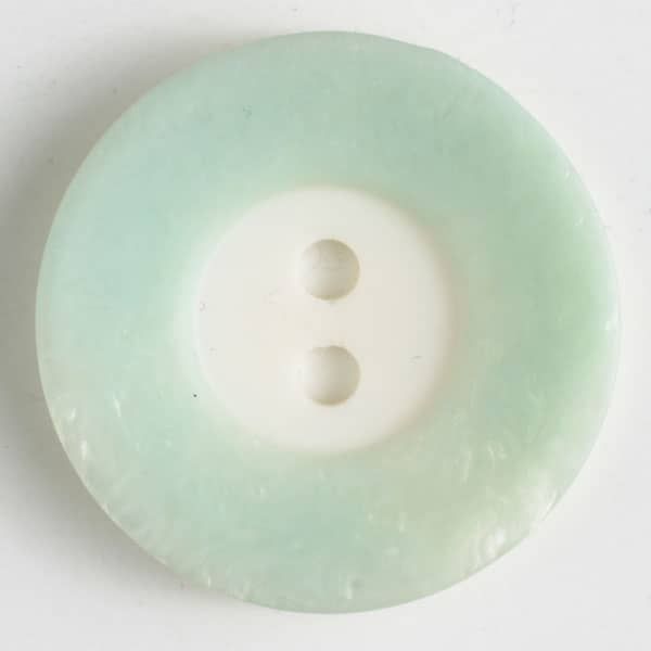 18mm Round Green and White Button 251294 – Stitchin' Post