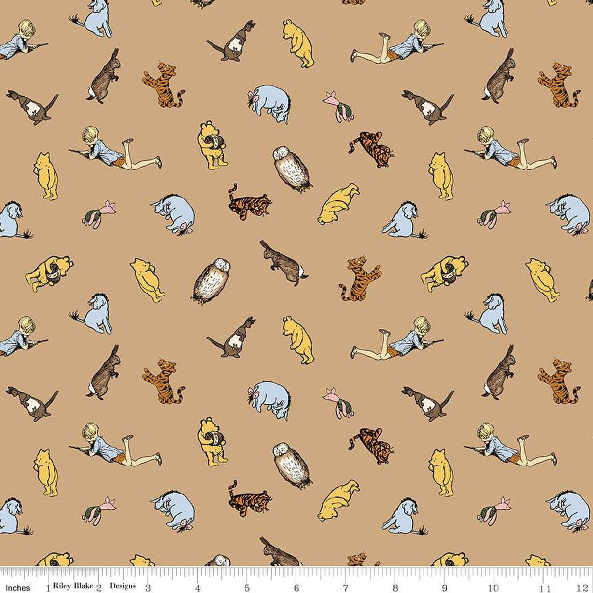 Winnie the Pooh Characters Cream C17003-CREAM – Stitchin' Post