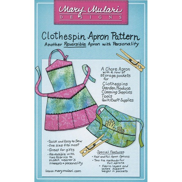 Clothespin Apron Pattern - Mary Mulari Designs – Stitchin' Post