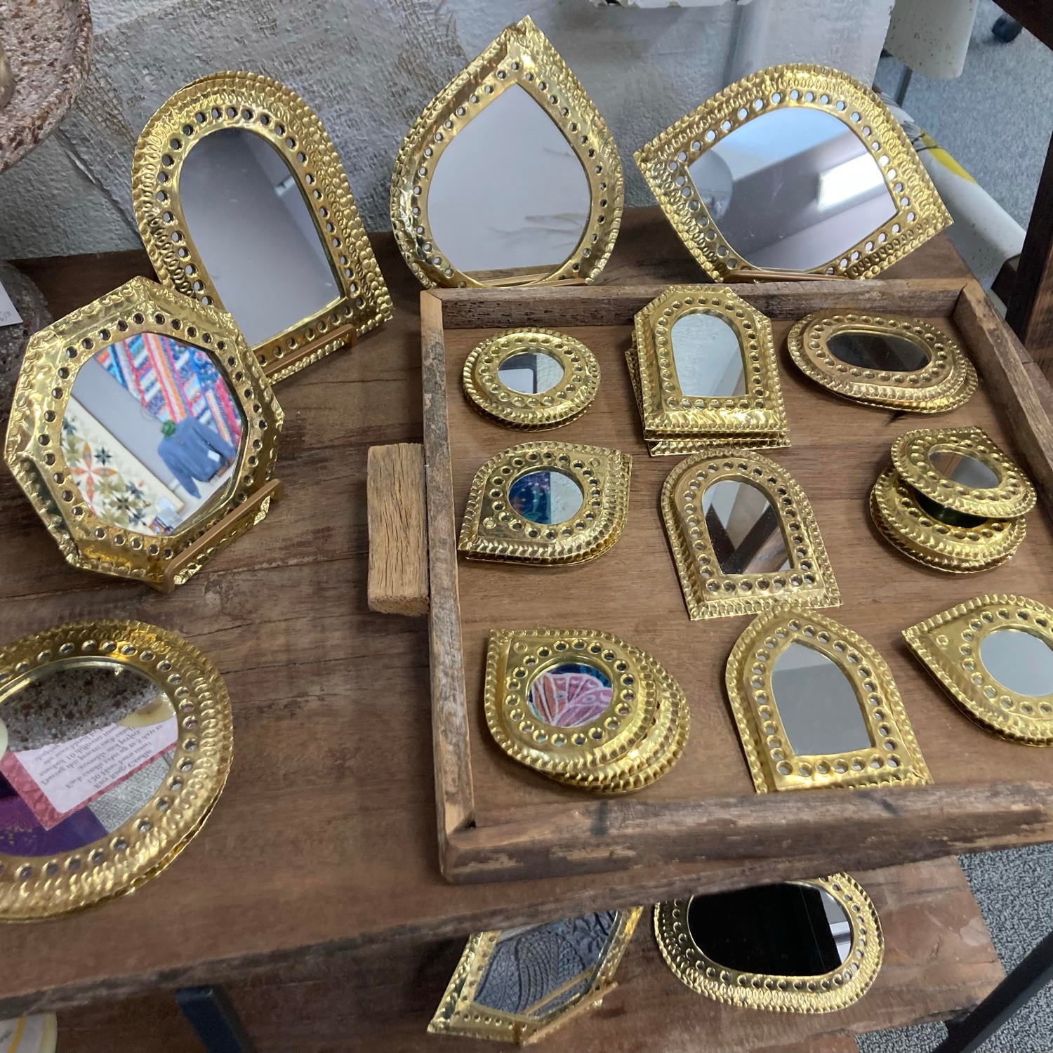 Medium Handmade Moroccan Mirrors – Stitchin' Post