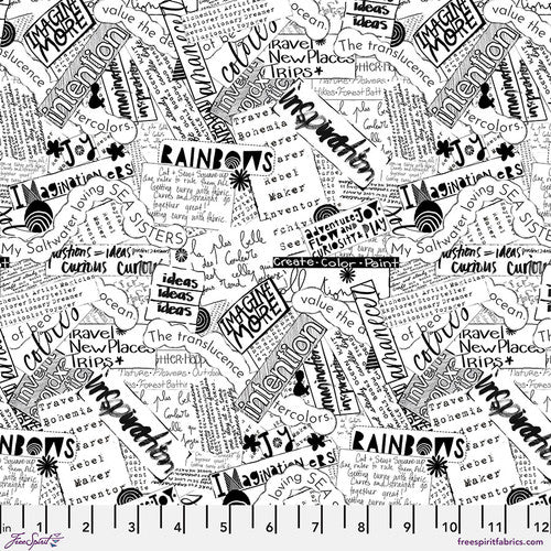 Writing on the Wall Word Collage White PWMLT999.WHITE – Stitchin' Post