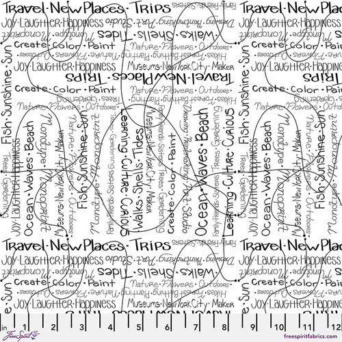 Writing on the Wall Going Places White PWSS999.WHITE – Stitchin' Post