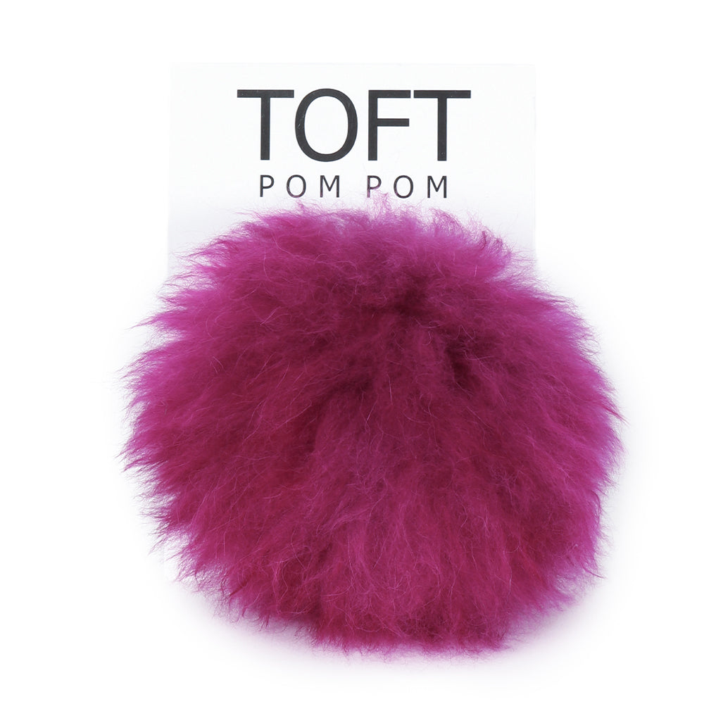 Alpaca Pom Pom - Magenta – Stitchin' Post