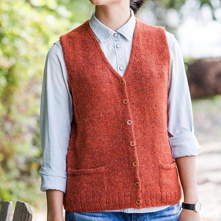 Library Vest Pattern from Churchmouse Classics – Stitchin' Post
