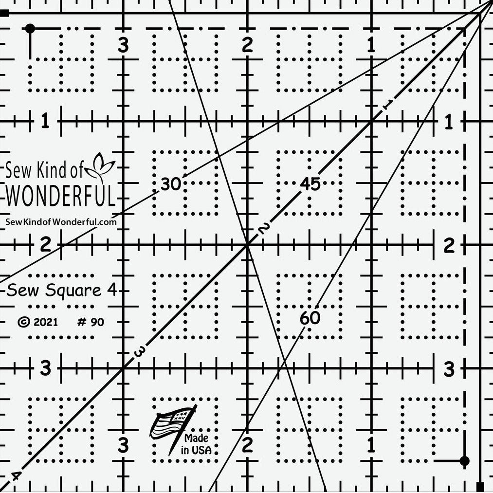 Sew Square 6" Ruler by Sew Kind of Wonderful – Stitchin' Post