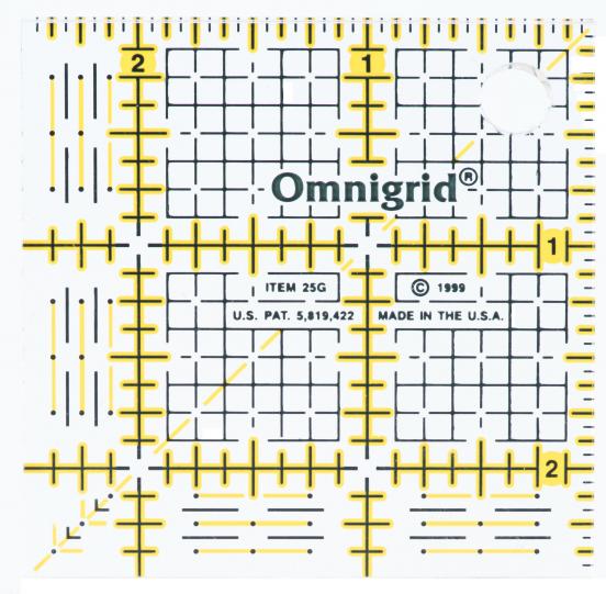 Omnigrid Ruler 2.5" x 2.5" – Stitchin' Post